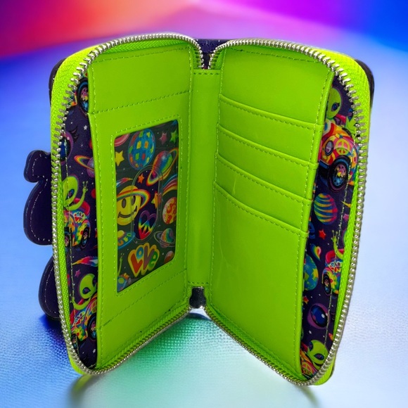 Loungefly | Bags | Loungefly Lisa Frank Cosmic Alien Ride Mini Backpack ...